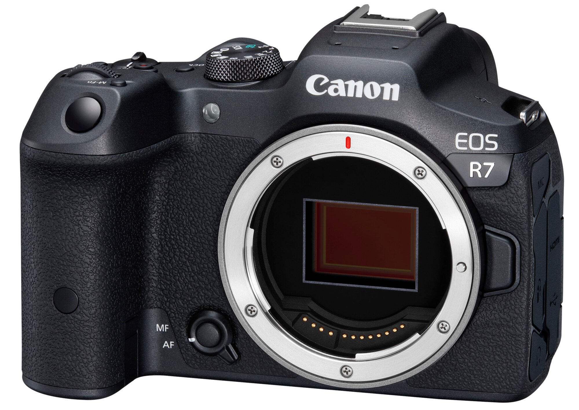 Фотоаппарат беззеркальный Canon EOS R7 Body, без объектива, APS-C, черный