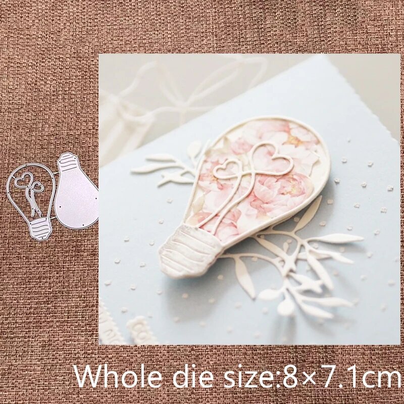 Металлический трафарет для рукоделия в форме сердца