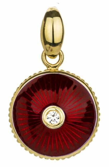 Подвеска, желтое золото, 585 проба, бриллиант