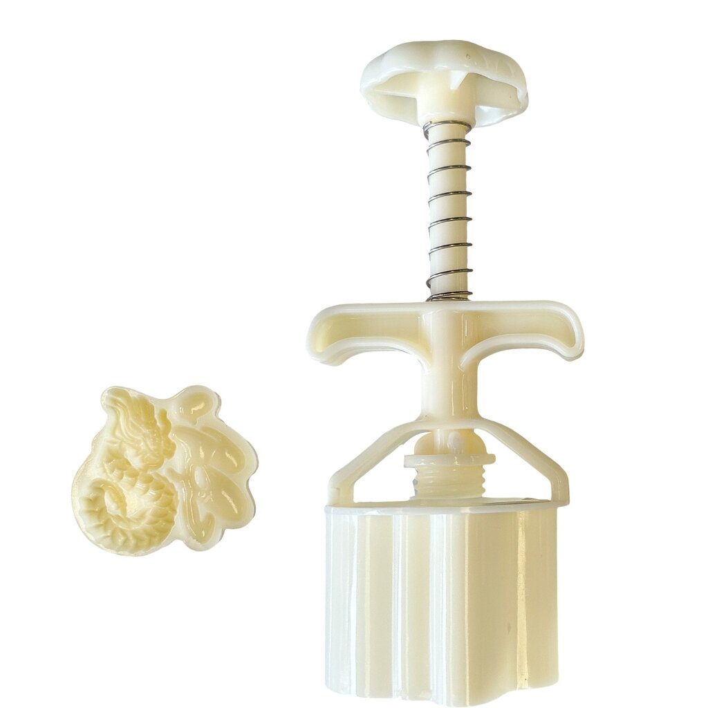 3D Дракон Шаблон Лунный Торт Формы Фестиваль Середины Осени Лунный Торт Производитель Печенья Штампы Ручное Давление Лунный Торт Инструмент Для Выпечки