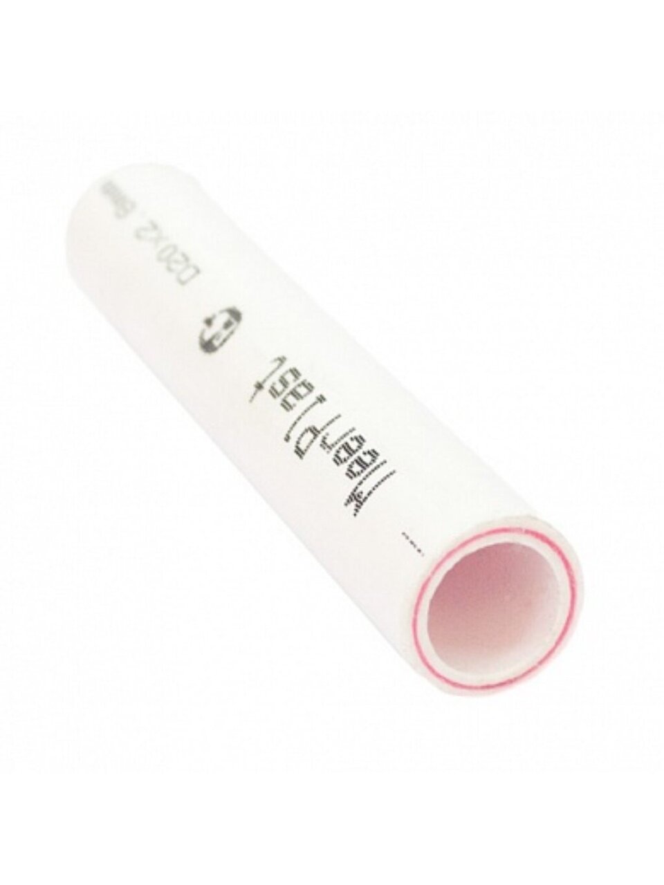 Труба полипропиленовая армированная стекловолокном MeerPlast 20x2000 мм, PN20, белая, Россия