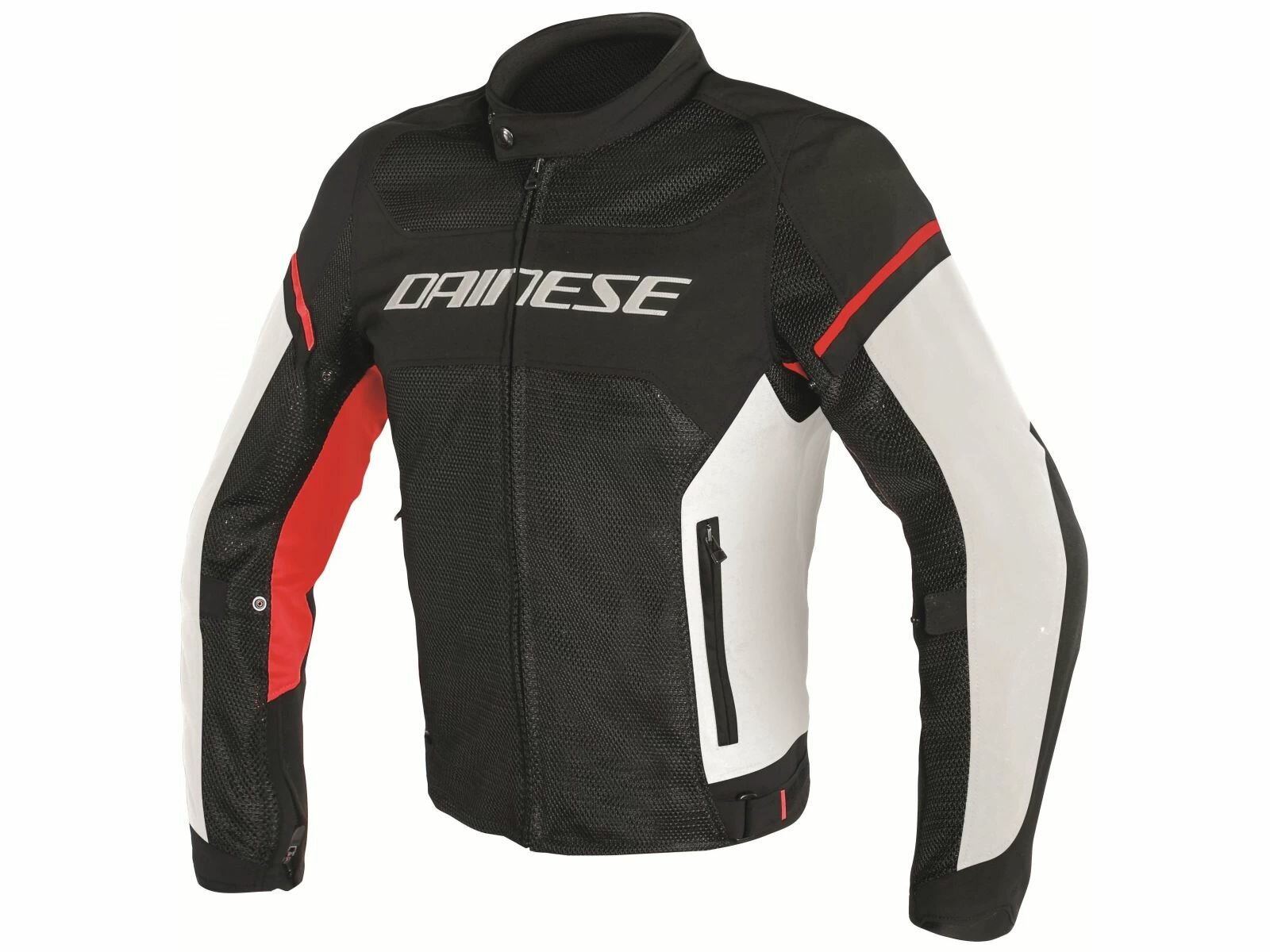 Мотокуртка ткань Dainese AIR FRAME D1 TEX Jacket BLACK/WHITE/RED