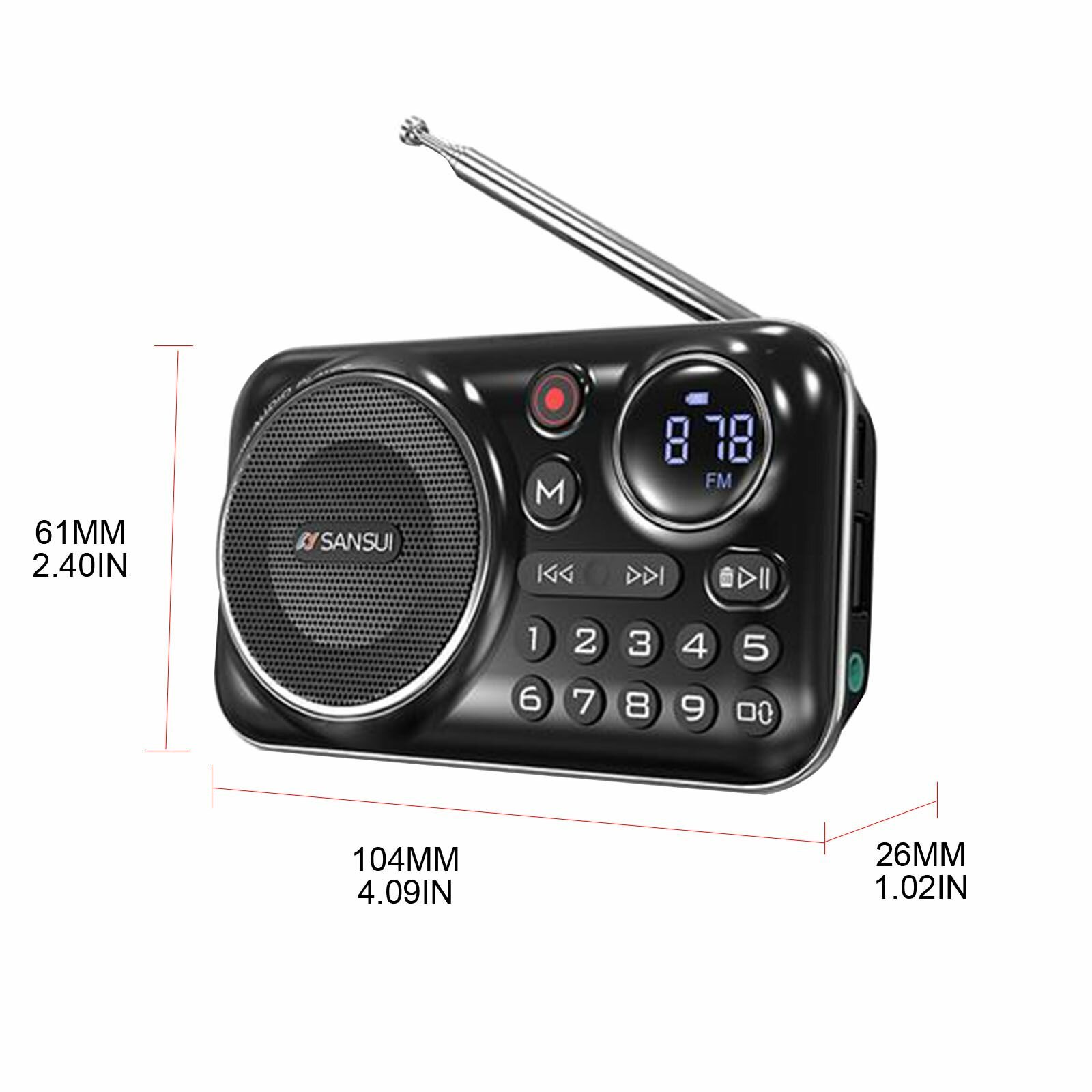 Подарочный FM-приемник Gift F21 для ударной версии BLE50