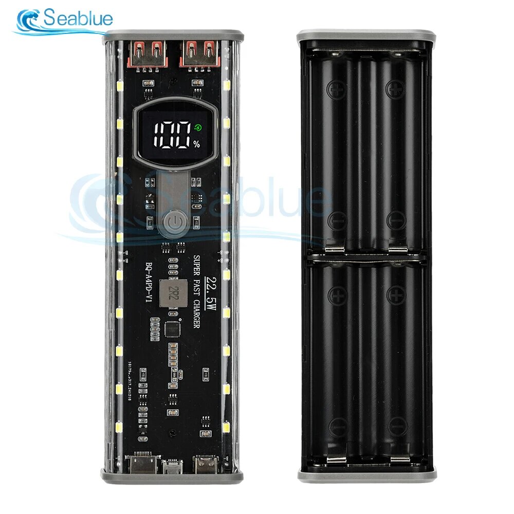 Power Bank Case 4x21700 Black
