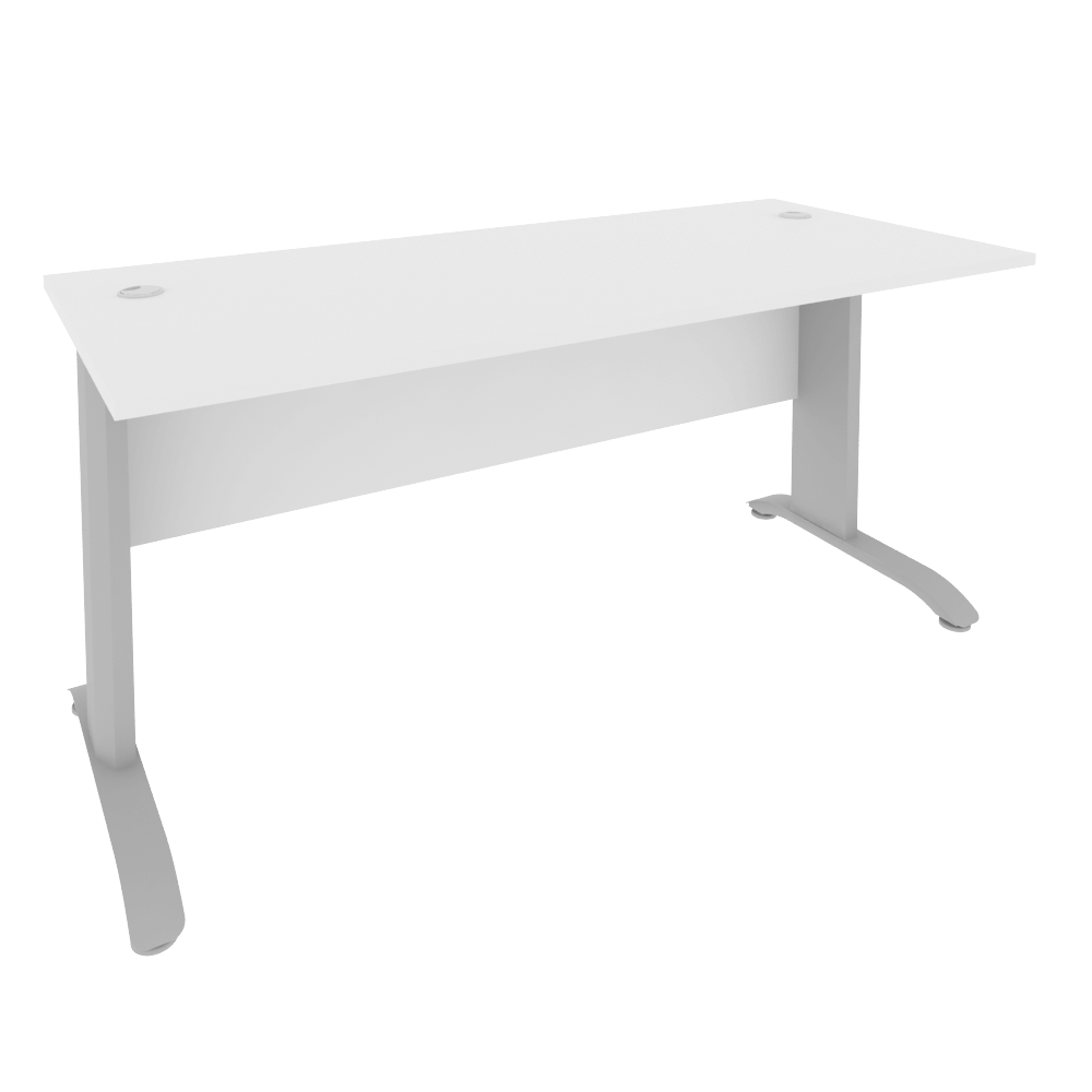 Письменный стол на Т-образном металлокаркасе L.PRO Лайт/Lite M. CT-4 Белый 1600*720*750