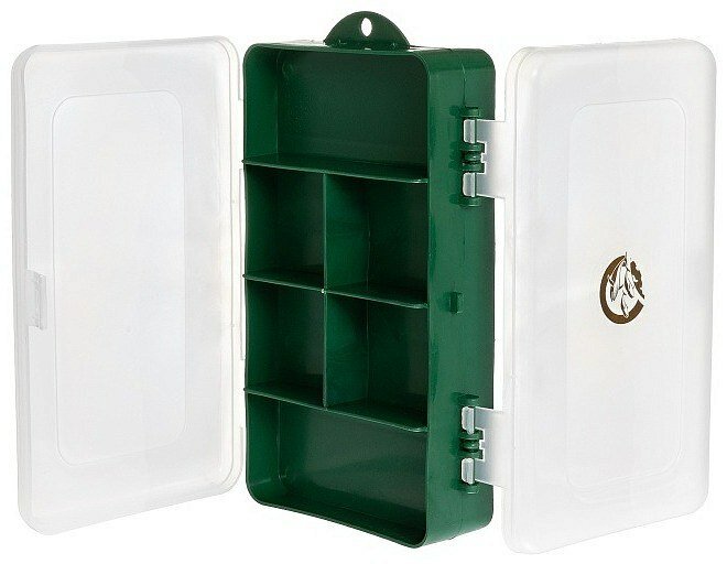 Три Кита TK-32 рыболовная коробочка двухъярусная с 6+5 отделениями 190×112×50 мм