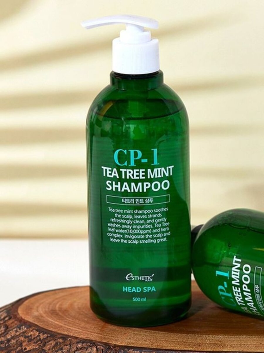 ESTHETIC HOUSE Шампунь для волос успокаивающий CP-1 Tea Tree Mint Shampoo, 500 мл