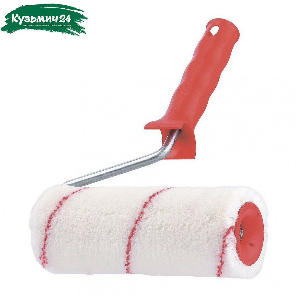 Валик малярный Matrix 80754 Нейлон Стандарт, для работы со всеми типами ЛКМ, ролик 180 мм, ворс полиамид 9 мм