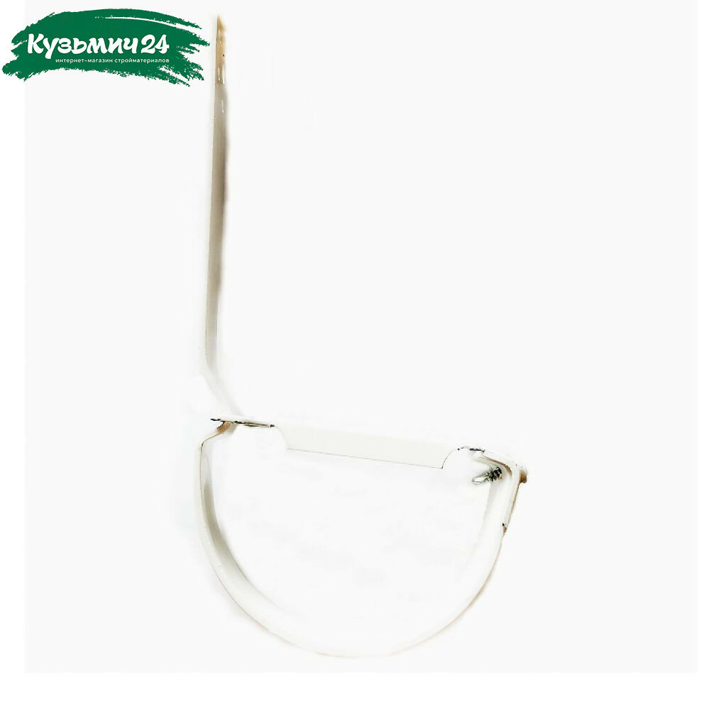 Крепление желоба белый, 2 шт