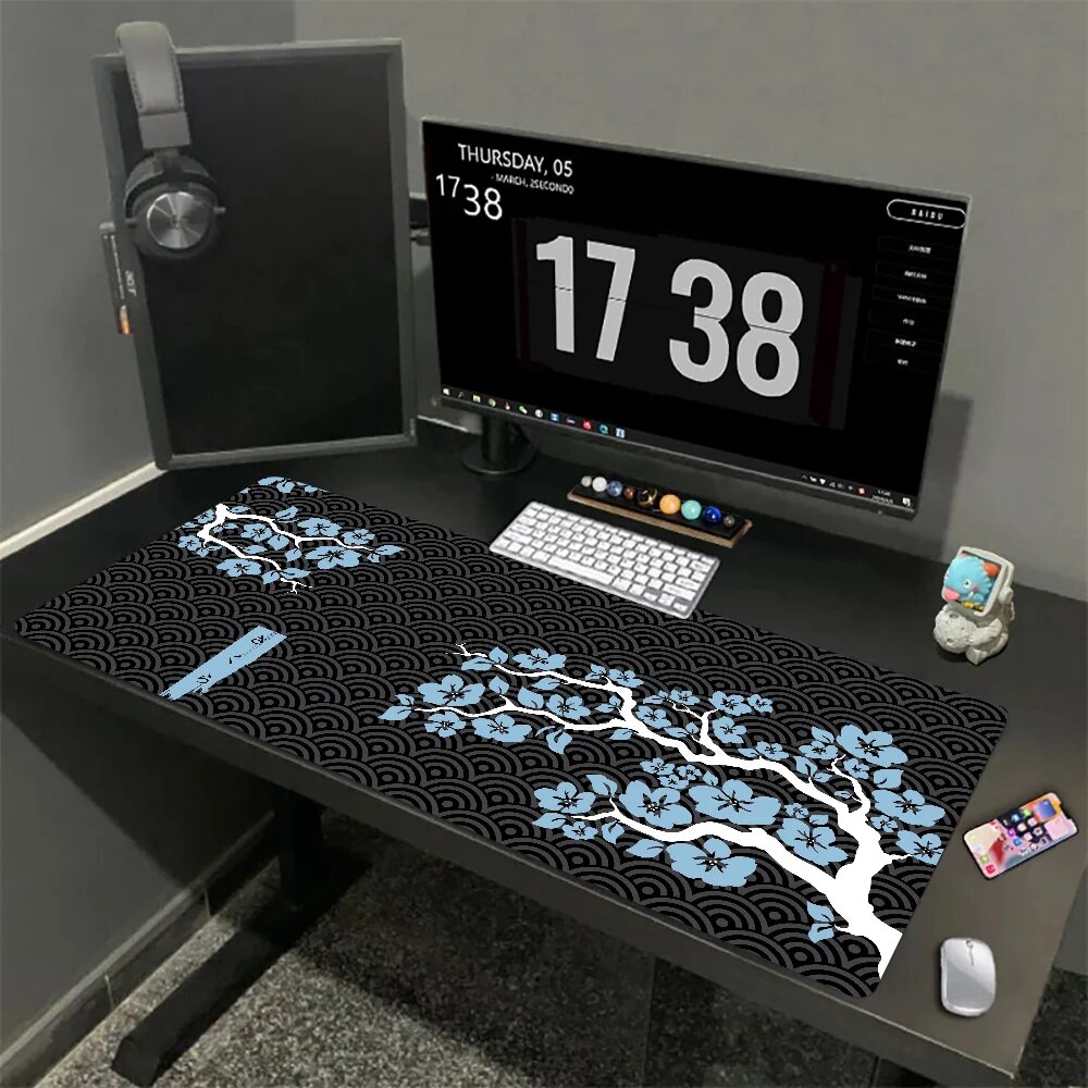 Riccu черный коврик для мыши 1000x500 мм 500x1000x3mm, z20