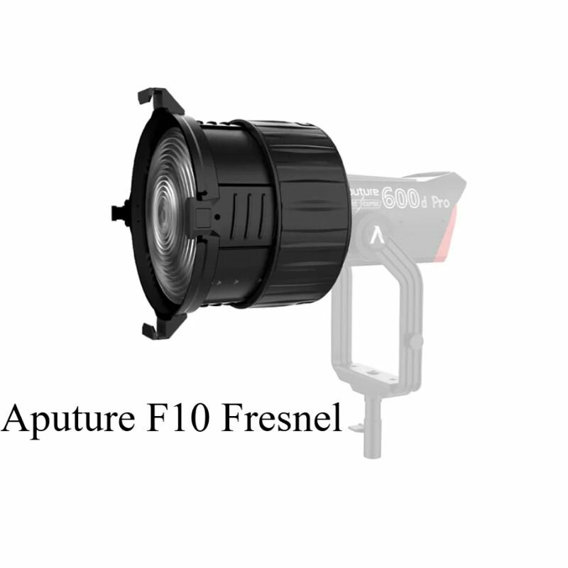 Линза Френеля Aputure F10 Fresnel For LS 600d Pro, Съемка с помощью зум-объектива Френеля с заполняющим светом Spotlight для студии живой фотографии Youtube