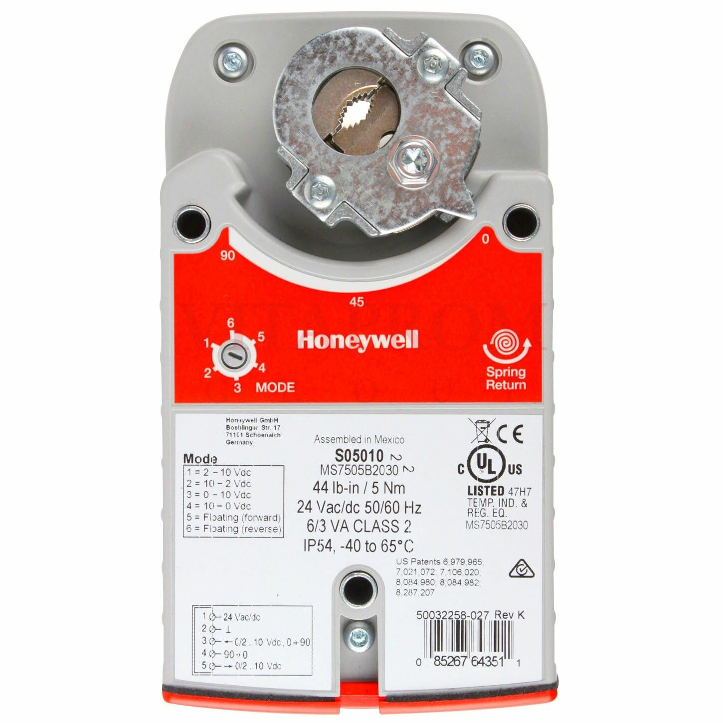 Сервопривод Honeywell S05010 — фото 1