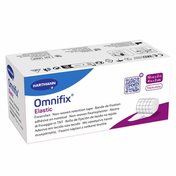 Пластырь фиксирующий нестерильный нетканый Elastic Omnifix/Омнификс 2мх10см