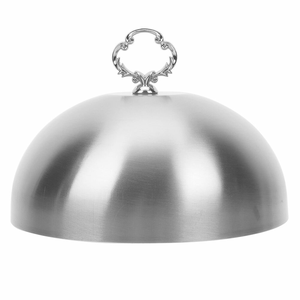 Крышка Для Гриля, Нержавеющая Сталь, 14 См, Серебристая, Круглая, Для Равномерного Нагрева И Защиты От Брызг Масла