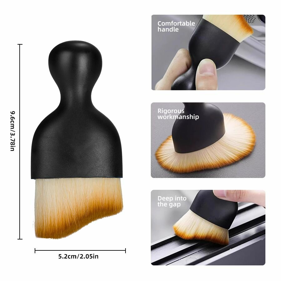 12 шт. Набор щеток для узких щелей и труднодоступных мест, прочные щетины 5-16 см, для кухни, ванной, автомобиля и дома