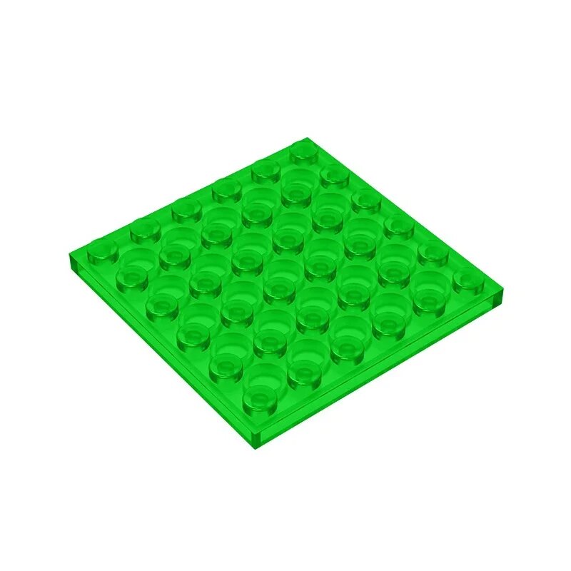 Gobricks GDS-523 пластина 6x6 Зеленый, 140