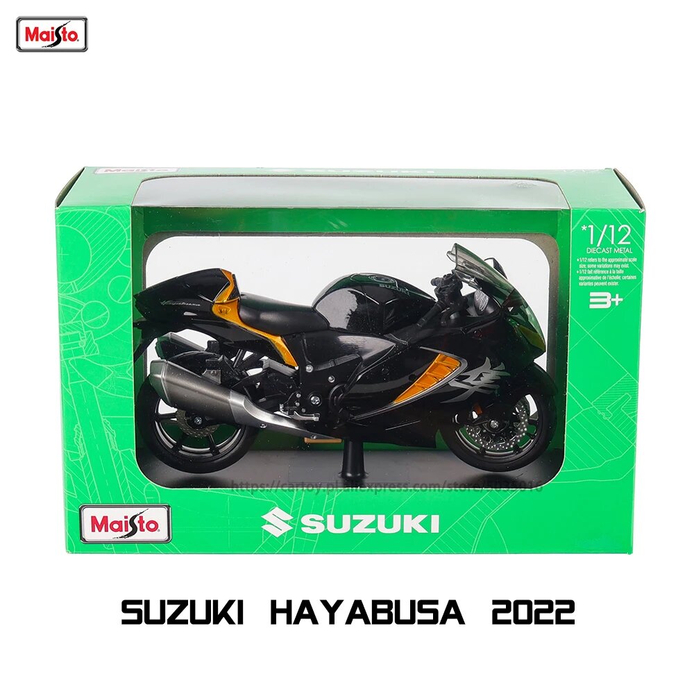 Maisto Suzuki Hayabusa 2022, черный, 1:12