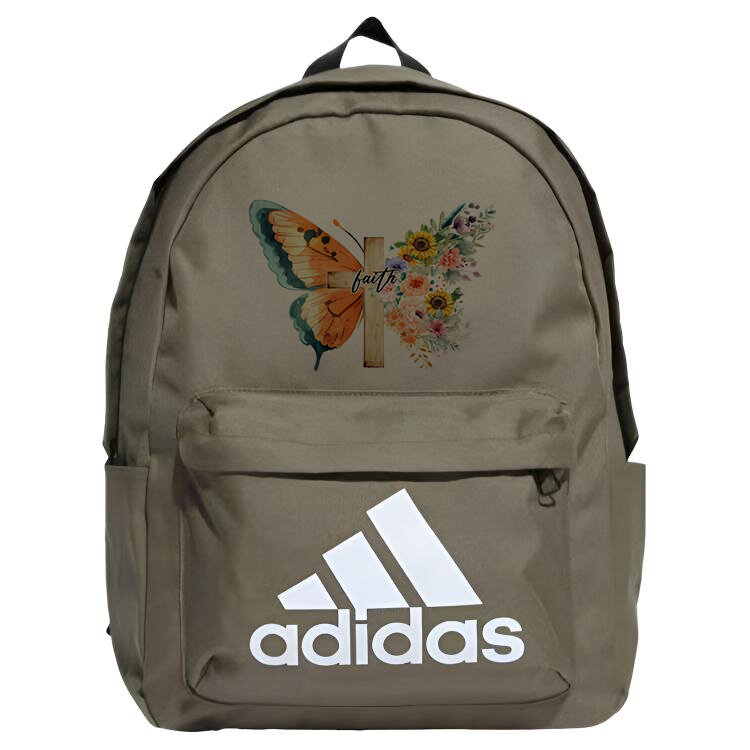 Рюкзак унисекс Adidas Strata, хаки и белый