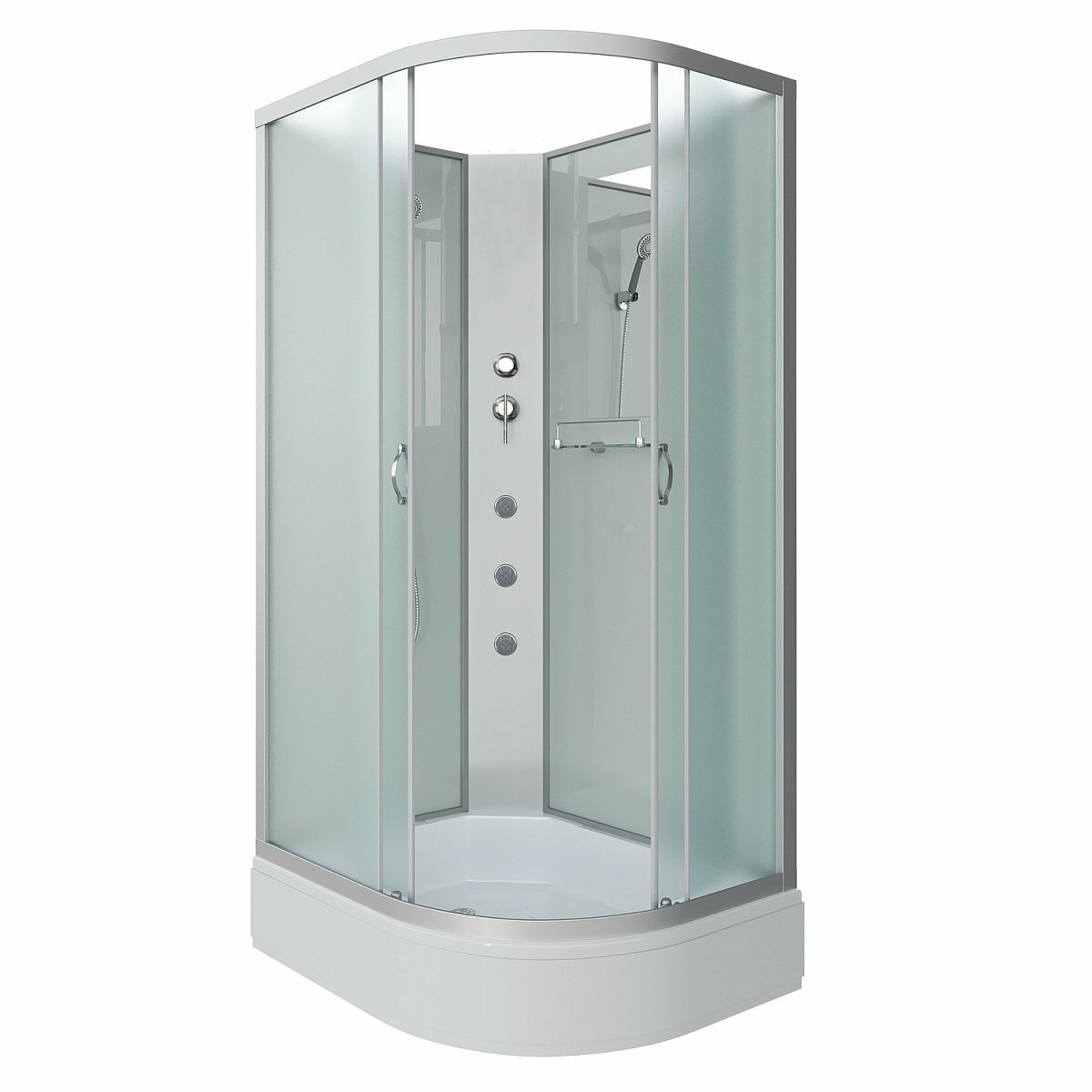 Душевая кабина Niagara Classic NG-33194-14LBKG 110х90 с гидромассажем левая