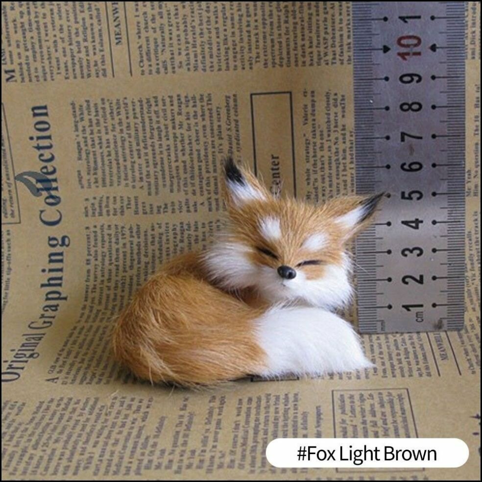 Эксклюзивные декоративные фигурки зверей для детей в виде кошки кролика лисы совы плюшевые подарки для дома