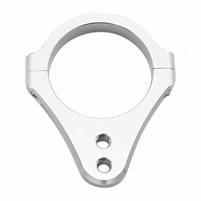 Кронштейн амортизатора рулевого управления 30-60 мм, зажим для вилки, держатель для мотоцикла и электросамоката, легкая установка, Серебро