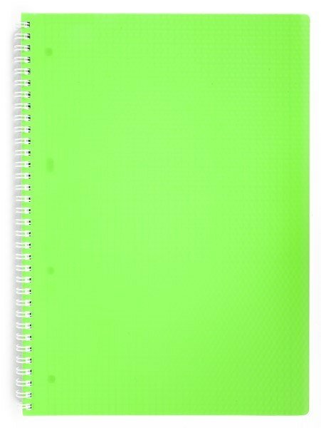 Тетрадь в клетку Hatber, Diamond Neon, А4, 80 листов, зеленая