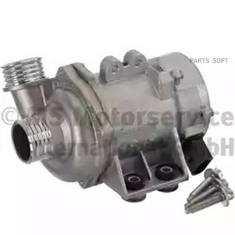Насос водяной эл. с демпф и крепежом 12V BMW 3 E90, 5 E60/E61, X5 E70, X3 E83 (N52/M57) от официального дистрибьютора, PIERBURG, артикул 702851200