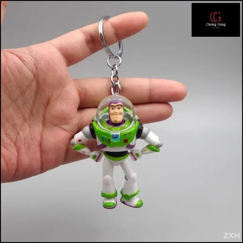 Эксклюзивный брелок Унисекс с фигурками ПВХ Вуди и Базз Лайтер из Disney Toy Story