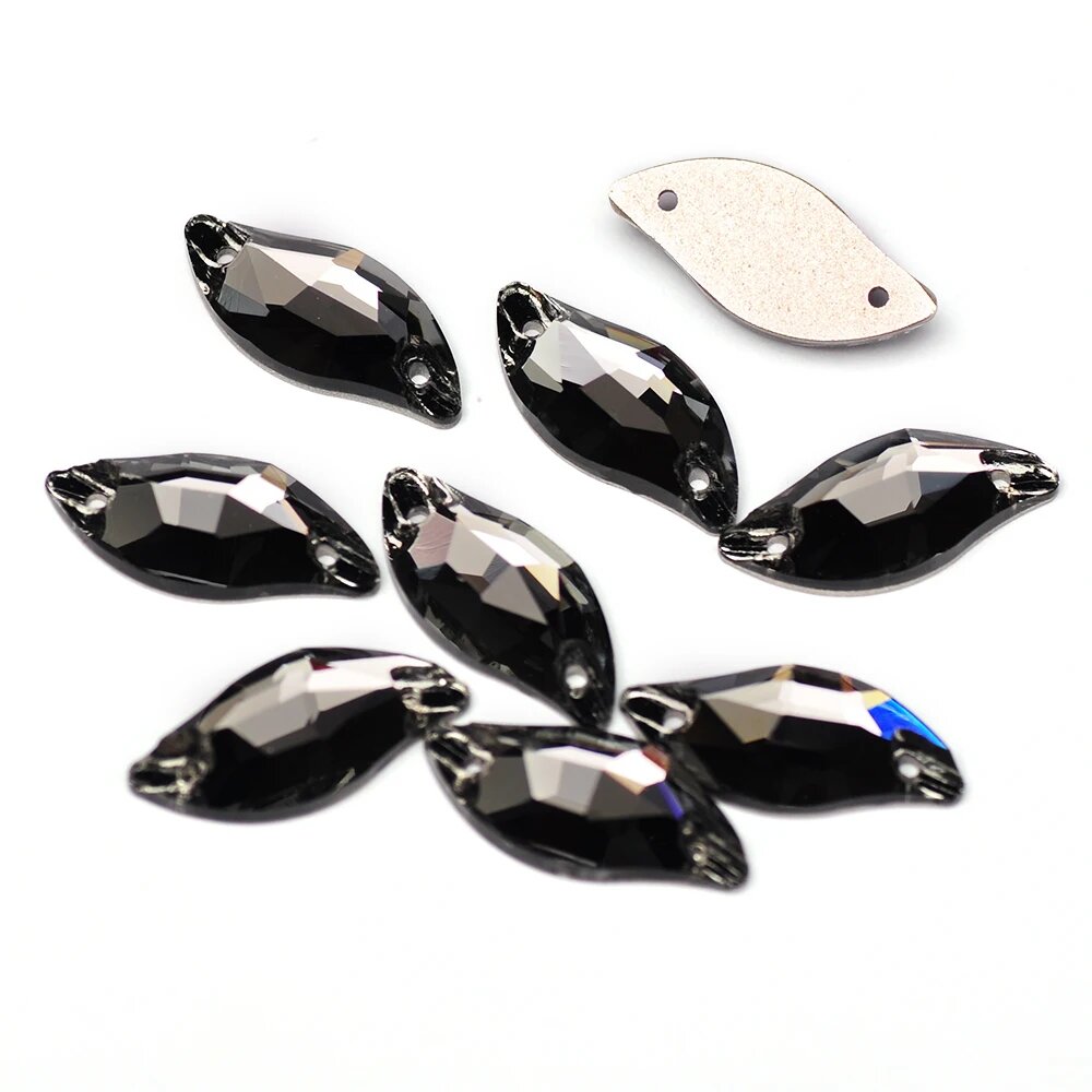 Стразы хрусталь Black Diamond лист CTPA3bI