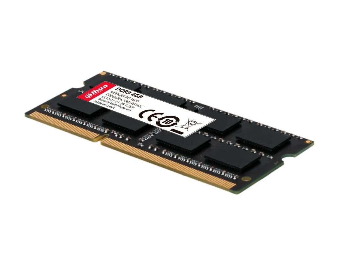 Оперативная память DAHUA 8GB DDR3 1600MHz CL11 SODIMM DHI-DDR-C160S8G16