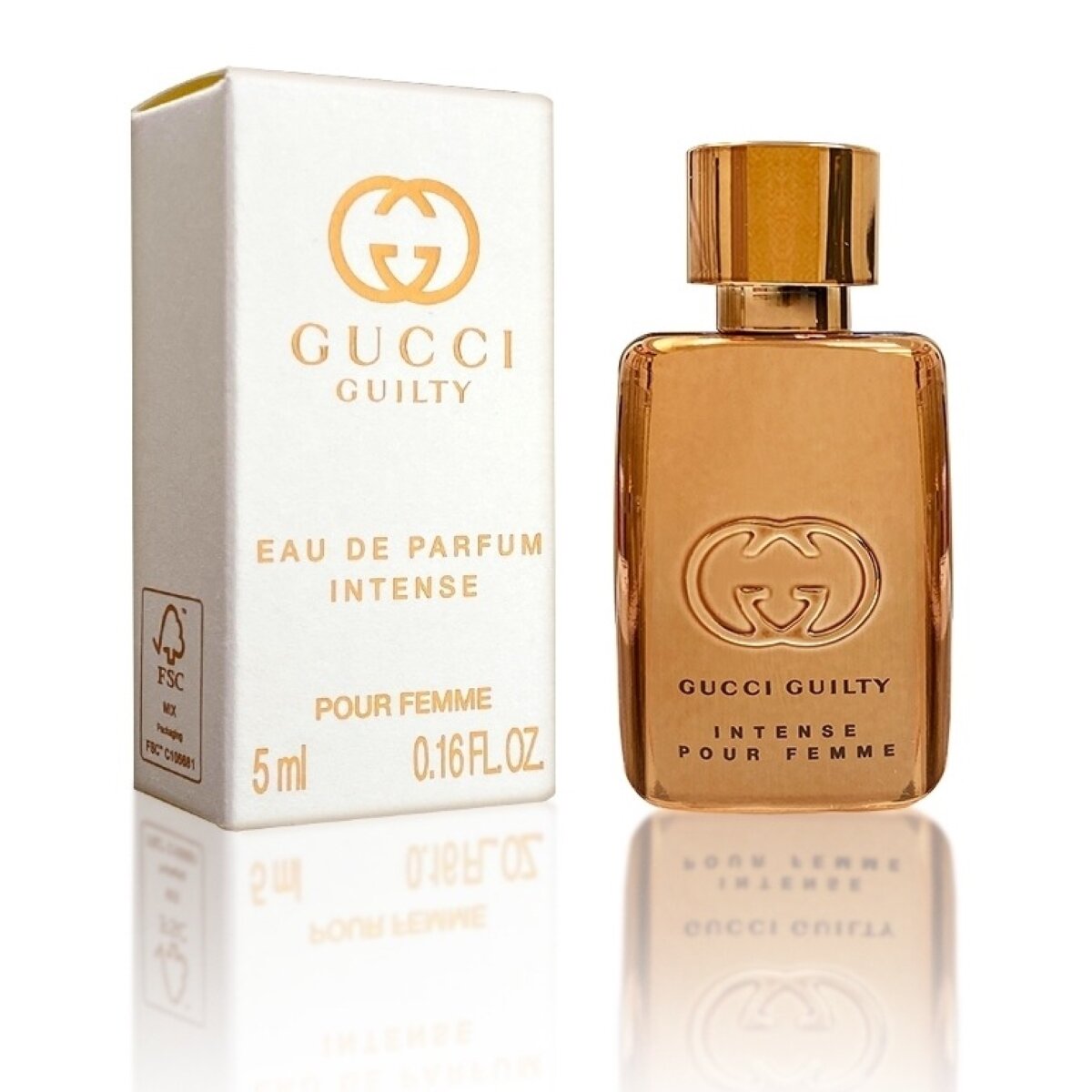 GUCCI Guilty Intense Pour Femme, парфюмерная вода для женщин, миниатюра, 5 мл