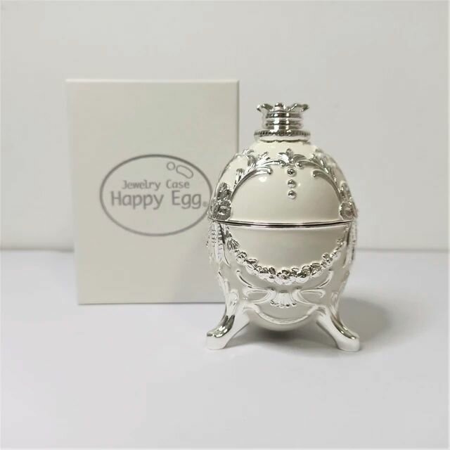 Зеркало для огранки Alfa Mirage HAPPY EGG, Серебро x Белый, Ювелирный инструмент, лупа карманная