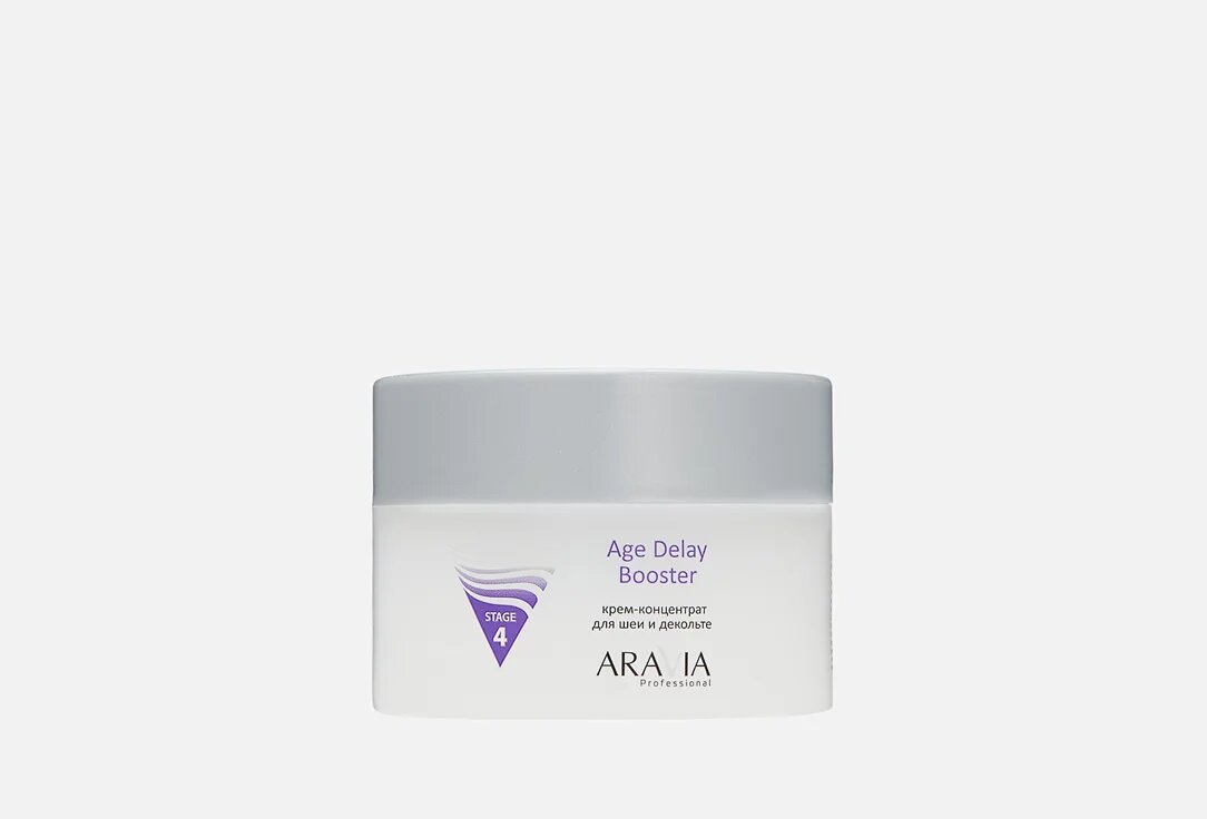Крем-концентрат для шеи и декольте ARAVIA Professional Age Delay Booster, 150 мл
