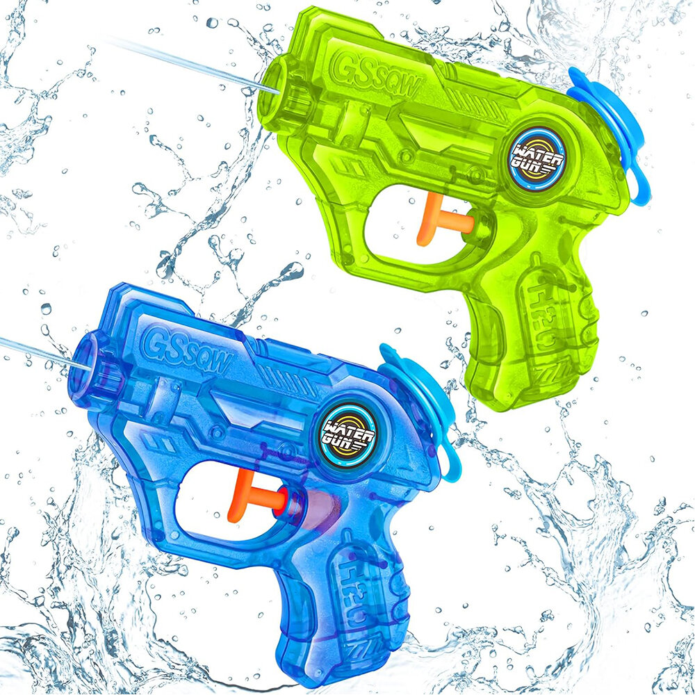 2 мини-водных пистолета с триггером для наружного бассейна
