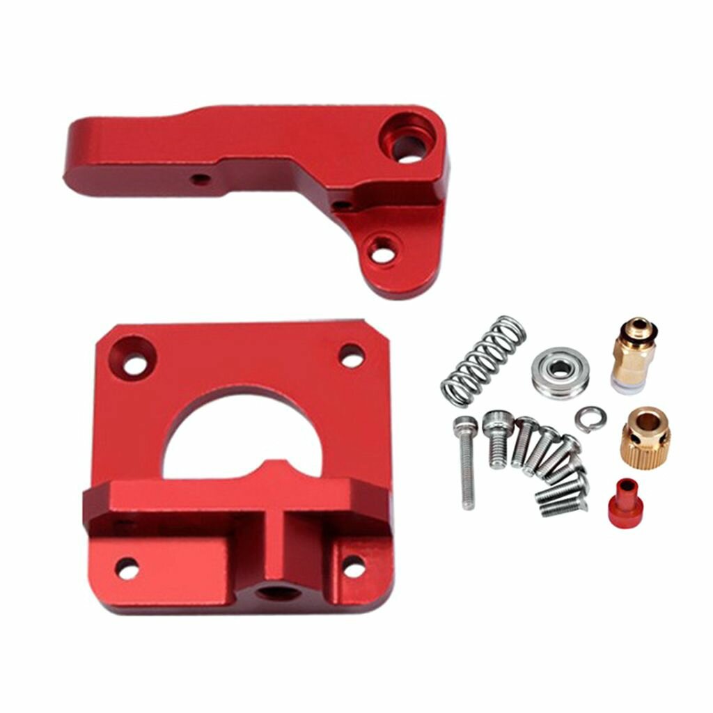 CR10 Дистанционный прямой экструдер для алюминиевого экструзии 1,75 мм Правая левая рука Полностью металлические детали Боудена для 3D-принтеров 40 зубьев