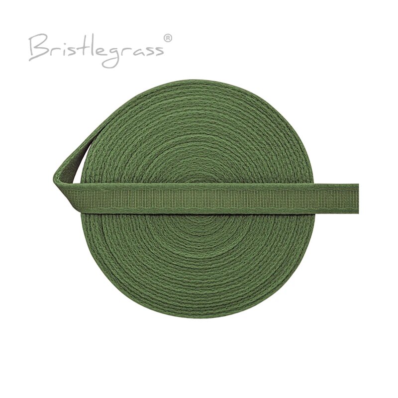 Эластичная лента для бюстгальтера BRISTLEGRASS 3/8", 10мм, нейлон 2 Yards, Military Green
