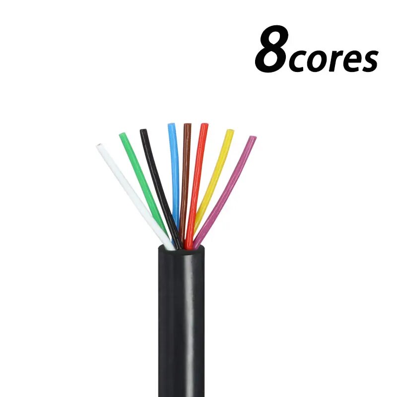 T12 Силиконовый провод для паяльника 2-10 ядер 8 Cores, 5 Meters