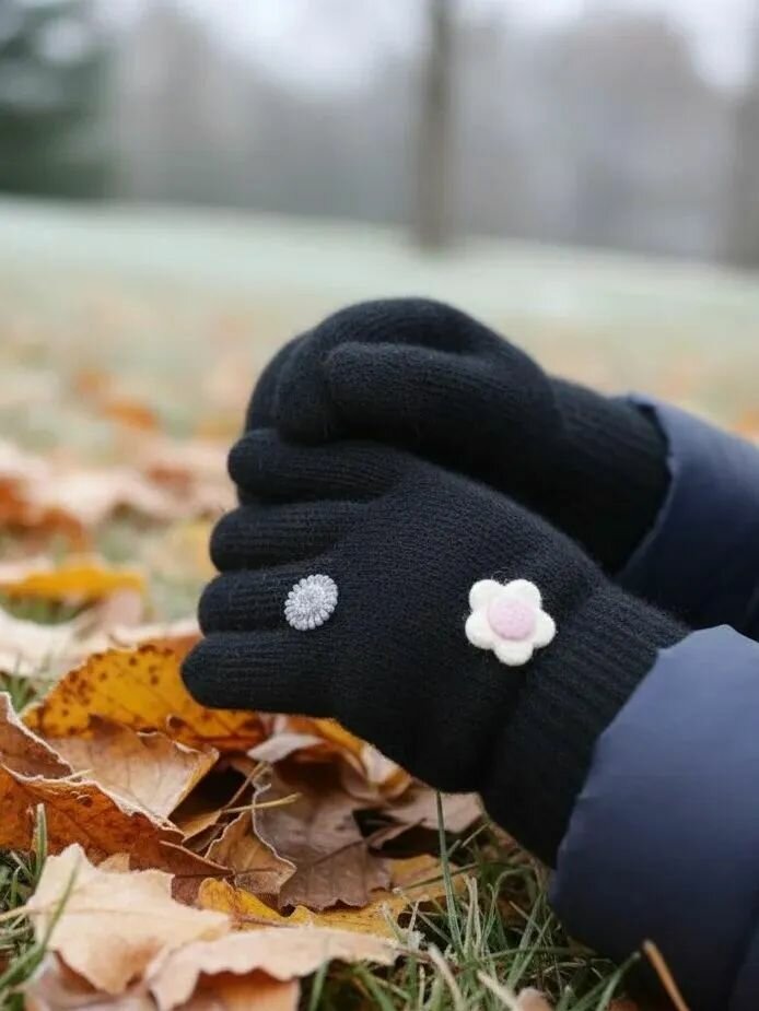 Перчатки Осень-зима 2024 для девочек