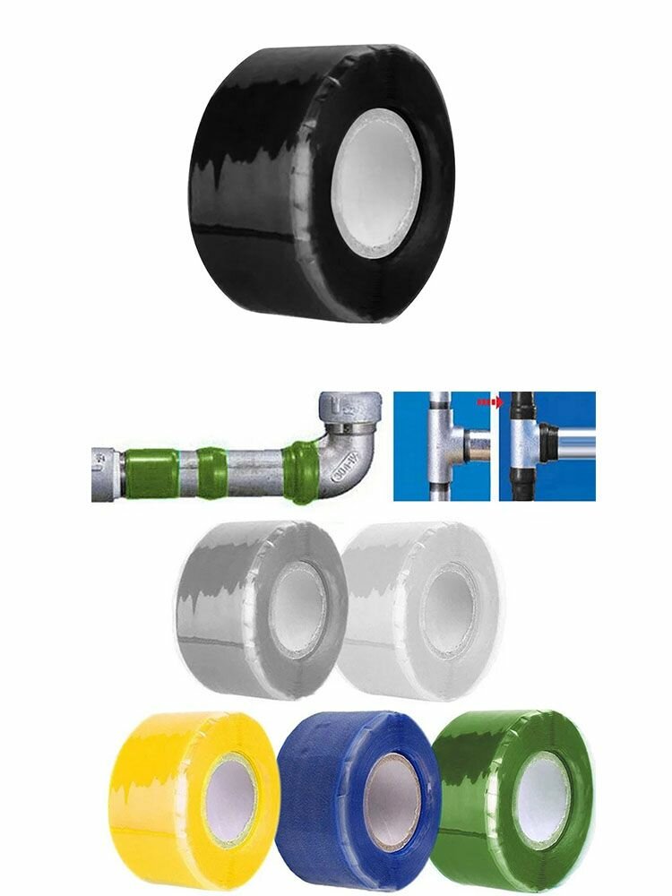 1-2 куска водонепроницаемой ленты для ремонта герметика