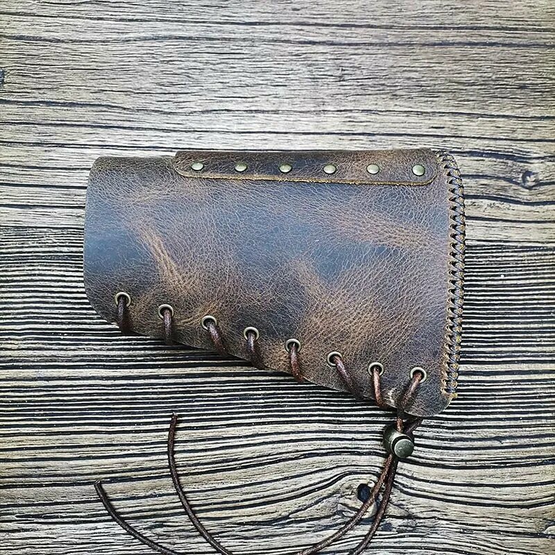 Чехол для рыбалки и охоты универсальный 98 кожаный футляр ручной работы