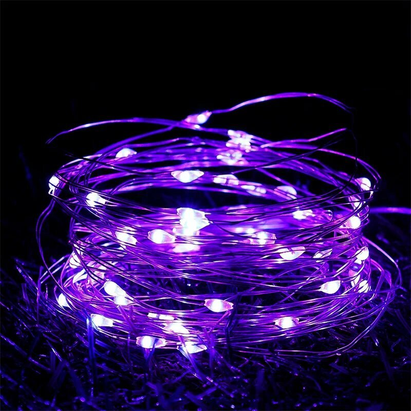 USB светодиодная гирлянда Acosh теплый белый свет Фиолетовый, PURPLE, 5m
