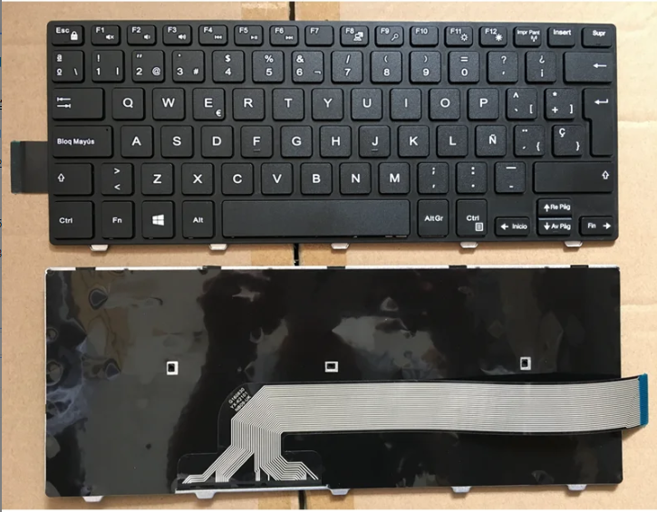 Подходит для клавиатуры Dell 14PD 14-7447 5468 5458 5442 5459 3468 5441 5446 【►Совершенно новый/версия SP/испанский]