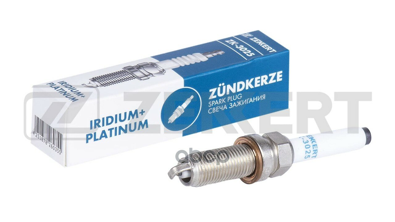 Свеча (цена за 1шт.) Зажигания (Iridium+Platinum Аналог Ngk 95875 Цена За 1 шт.) Mb C-Class (_204 _205) 08- S-Cl Zekkert арт. zk-3025