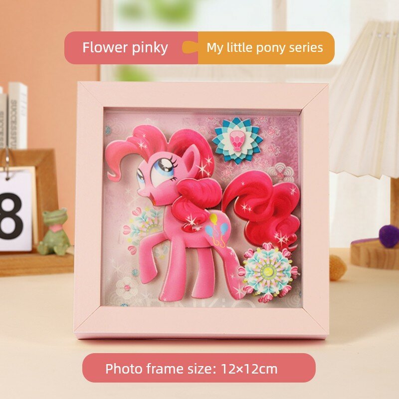 3D-фоторамка-пазл «Мой маленький пони» с изображением Твайлайт Спаркл, 3D-скульптура из бумаги, детский набор для