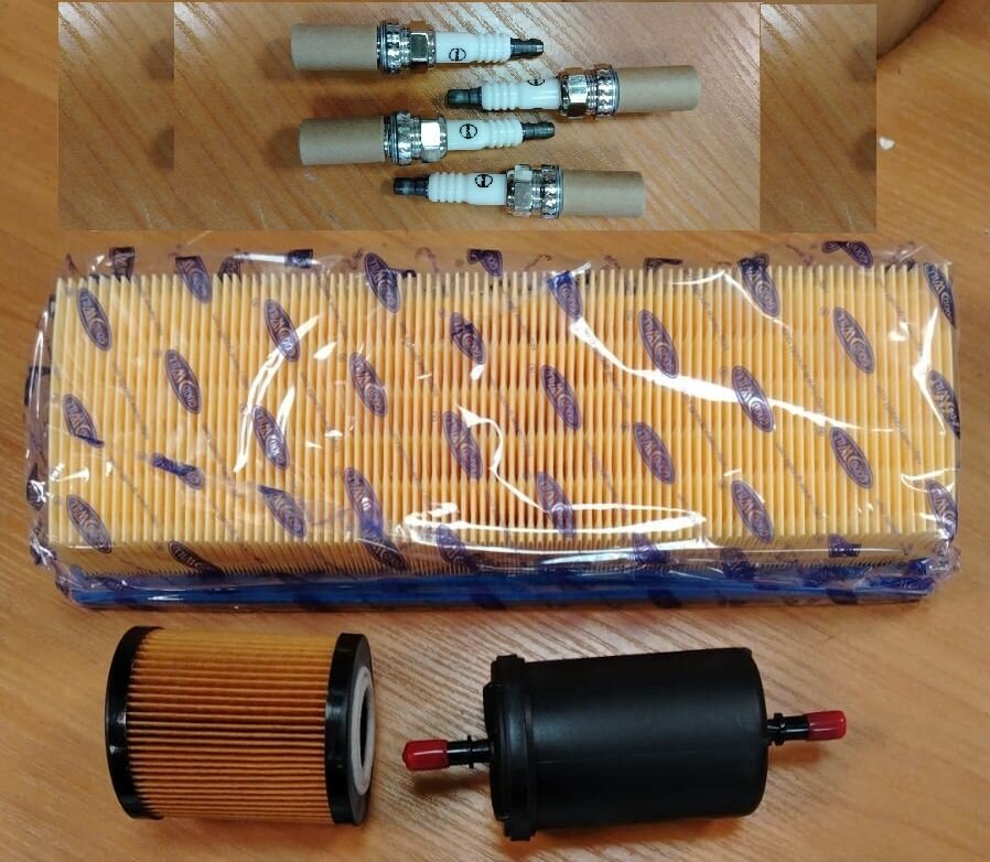 Комплект фильтров и свечей двигателя Iran Samand 1,6, Peugeot, Citroen, двигатель TU5JP4