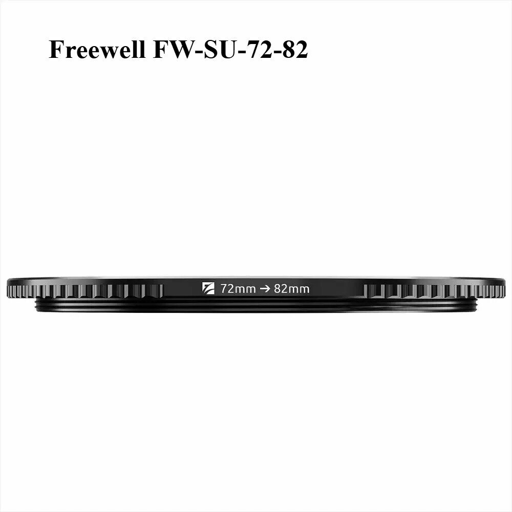 Freewell Step Up Ring С Магнитной Системой Быстрой Замены Freewell, А Также С Вашим Резьбовым Фильтром 72-82mm