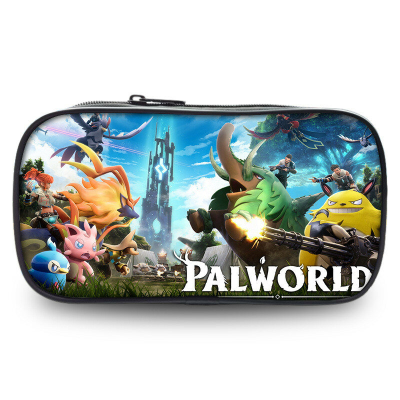 Пенал palworld large capacity student, polyester, универсальный для мальчиков и девочек, styleb