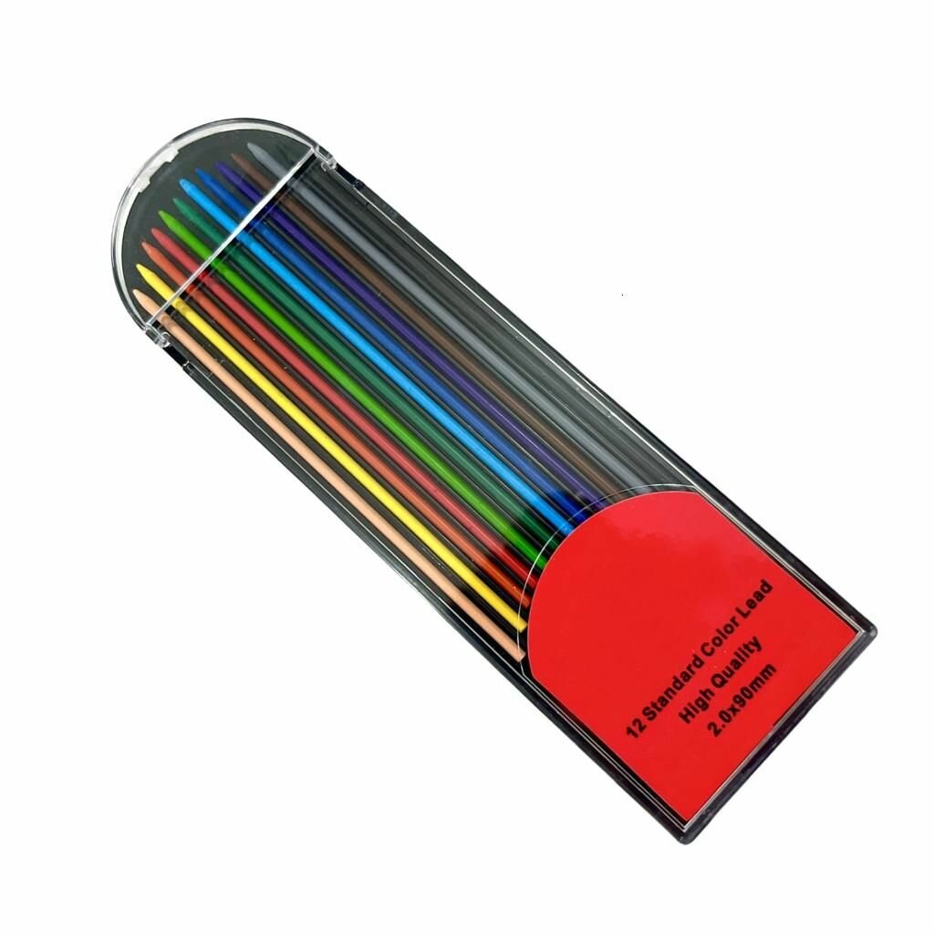 2.0MM Цветные грифели для карандаша (12 шт)