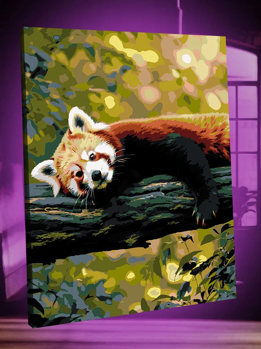 Картина по номерам Панда