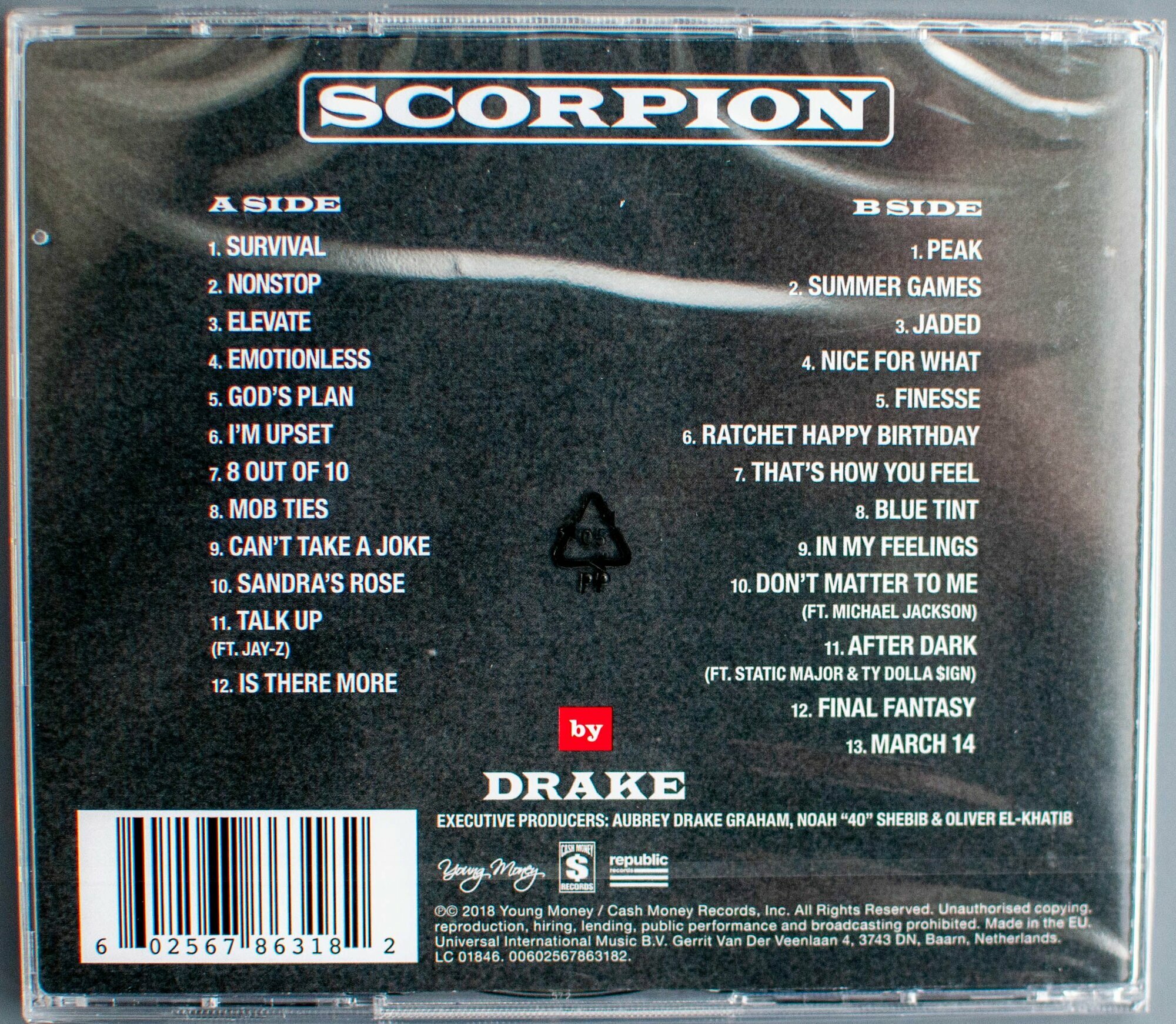 Drake - Scorpion Аудио 2CD Импорт из Европы — фото 1
